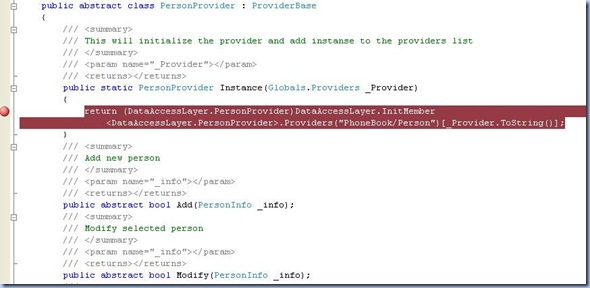 Developers House: Provider Design Patterns in NET 2.0